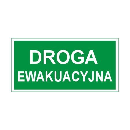 Znak 11 Droga Ewakuacyjna 300x150 PF > Fireshop